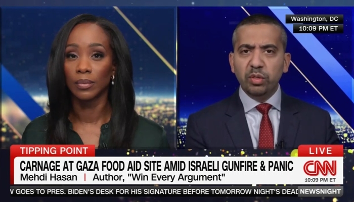 Hasan Compares Israel to Putin and Assad, Demands U.S. Let Hamas Live